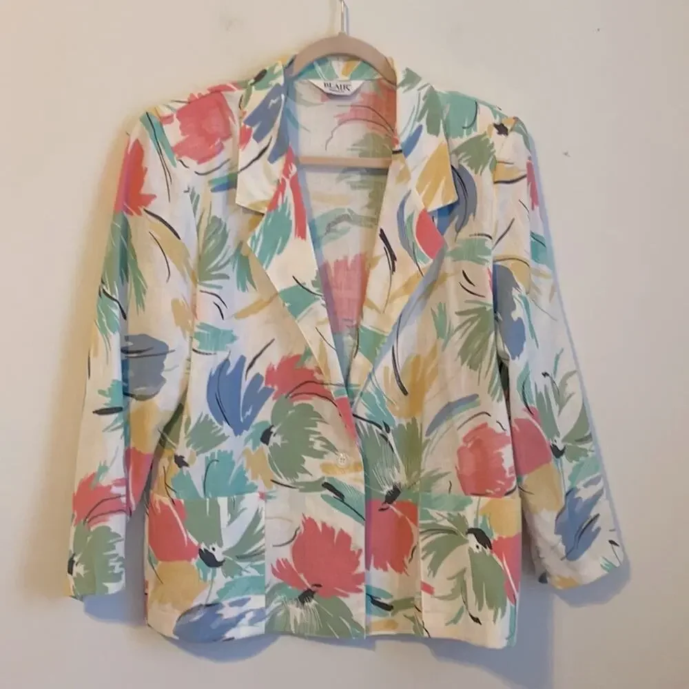 Vintage | Jackets & Coats | Vintage 8s Blair Unlined Unstructured ...